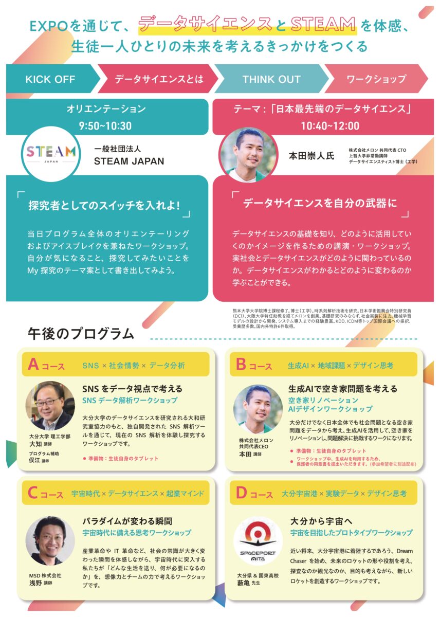 令和7年度 大分県STEAM教育推進事業が始動 “探究のスイッチをONに！” | STEAM JAPAN